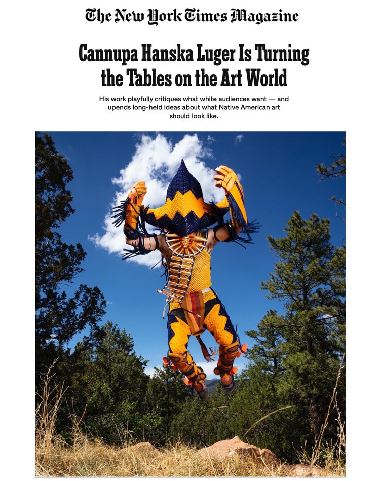 Cannupa Hanska Luger Is Turning the Tables on the Art World - Santa Fe ...
